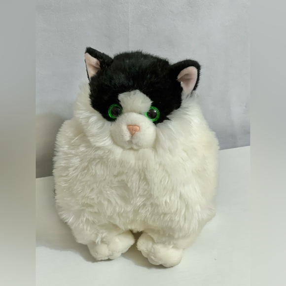 Aurora | Toys | 28 Aurora Fat Cats Tuxedo Black White Green Eyed Plush ...